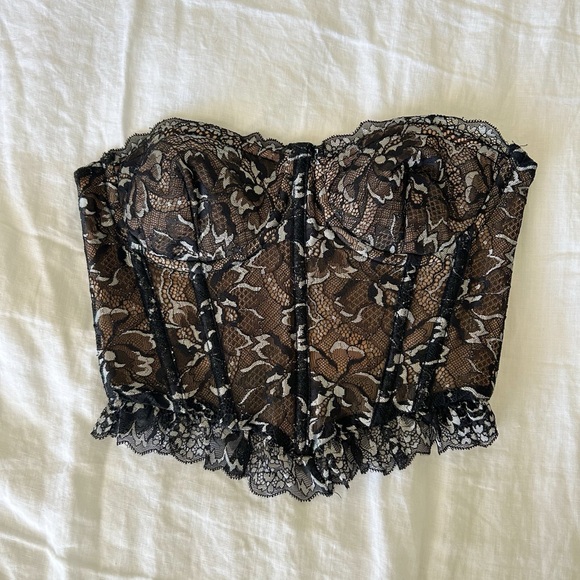 OOTDFash | Tops | Nwt Ootdfash Lace Corset Top | Poshmark